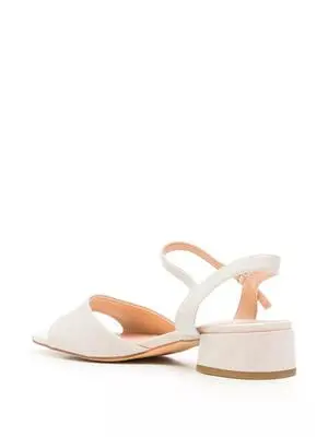 LINDA BAUMANN Patent Finish Buckle-fastening Sandals