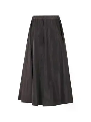 Aspesi Elasticated-waistband Flared Midi Skirt
