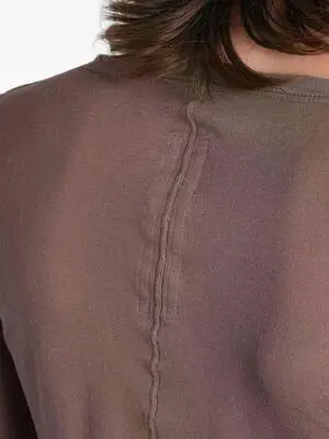 Rick Owens Exposed-seam Long-sleeve Sweater - Brown