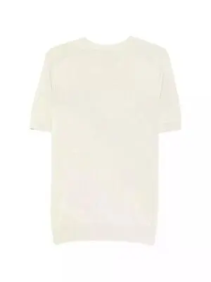PAOLO PECORA Short-sleeve Round-neck T-shirt - Neutrals