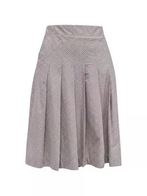 Theory Plaid Pleated Skirt