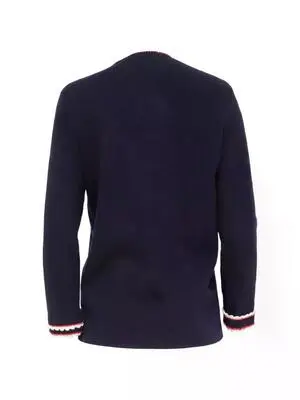 Maje Moulinette Contrast-trim Cardigan