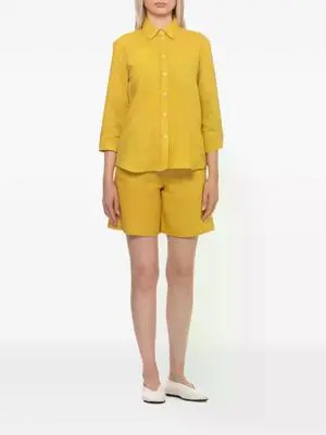 EMME Button-up Three-quarter-sleeved Shirt