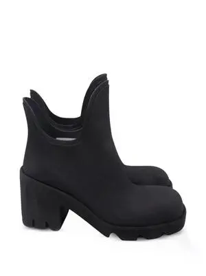 Burberry Marsh Ankle Rain Boots - Black