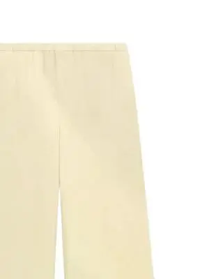Liviana Conti Nolan Elasticated-waistband Wide-leg Trousers - Yellow
