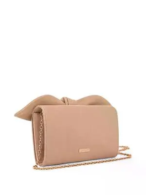 AQUAZZURA Bow Tie Mini Clutch Bag