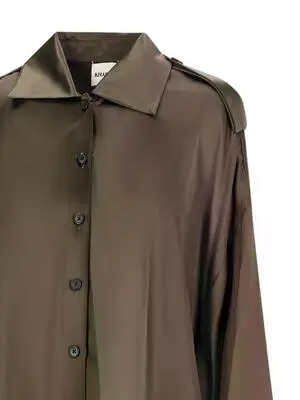 Khaite Bodine Epaulette Shirt