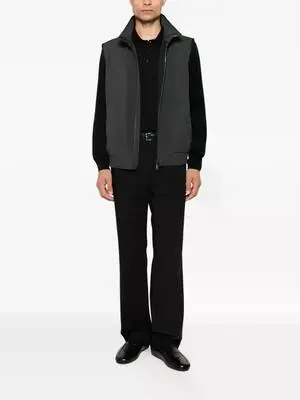 Canali Long-sleeve Polo Shirt - Black