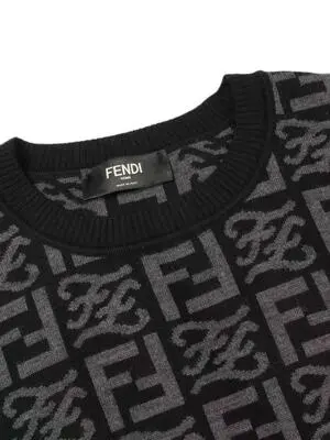 Fendi 2010s Ff Logo Sweater