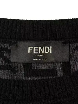 Fendi 2010s Ff Logo Sweater