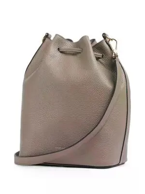 COCCINELLE Pebbled-leather Shoulder Bag - Brown