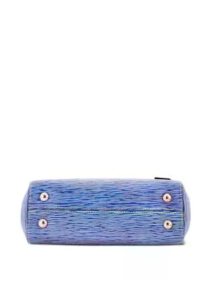 LOUIS VUITTON Cluny Top Handle Bag Epi Leather Bb Satchel - Blue