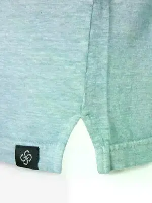 GRAN SASSO Slub-texture Side-slit T-shirt