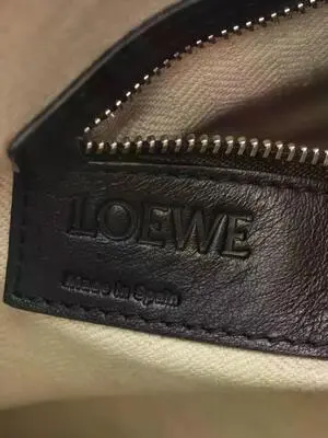 Loewe 2000s Anagram-detail Leather Briefcase