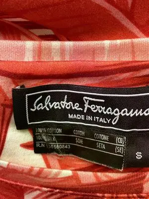 FERRAGAMO Tropical-print T-shirt