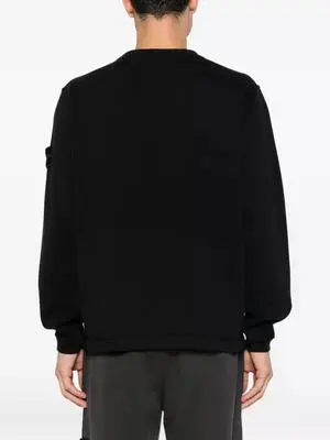 Stone Island Logo-patch Shoulder-button Sweatshirt