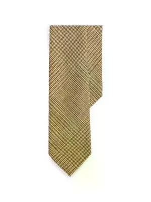 Polo Ralph Lauren Glen Houndstooth-pattern Tie - Brown