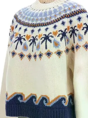 Alanui Jacquard-knit Sweater