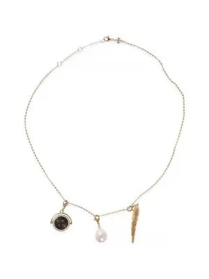 Tory Burch Freshwater Pearl And Cubic Zirconia Necklace