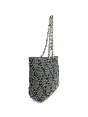 DIESEL® Charm-d Diamond-quilted Tote Bag