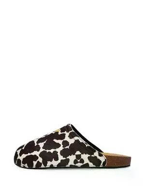 Adidas Adimule Cow-print Mules - Black