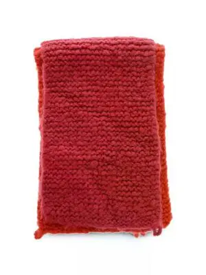DANIELA GREGIS Two-tone Scarf - Red