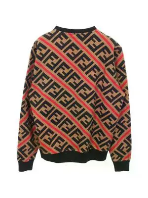 Fendi Monogram-pattern Sweater - Neutrals