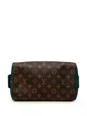 LOUIS VUITTON 2021-2026 Monogram Macassar Dopp Kit Vanity Bag - Brown