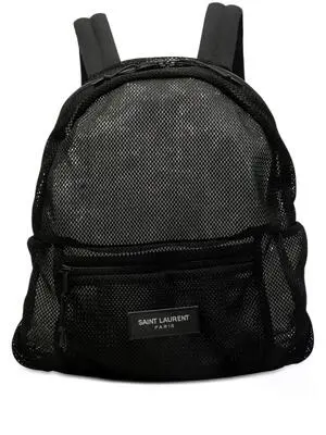 Saint Laurent 2021 Mesh Backpack - Black