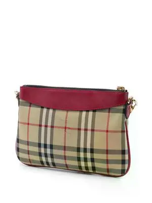 Burberry Haymarket Check Nylon Peyton Crossbody Bag