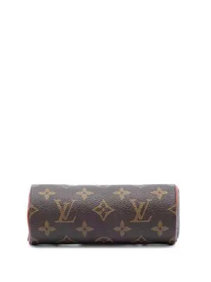 LOUIS VUITTON 1990-2010 Monogram Papillon Pochette Handbag - Brown