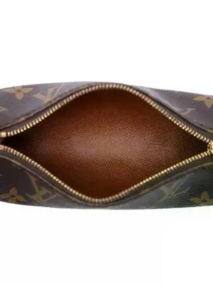 LOUIS VUITTON 1990-2010 Monogram Papillon Pochette Handbag - Brown