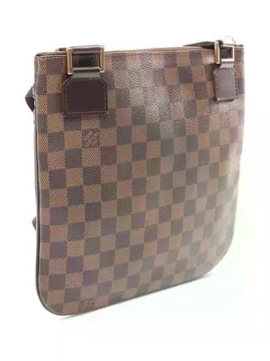 LOUIS VUITTON 2008 Damier Ebene Bosphore Pochette Crossbody Bag - Brown