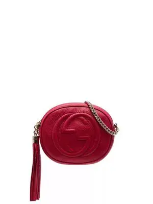 Gucci Soho Chain Crossbody Bag - Red