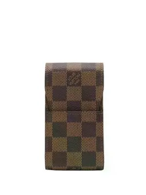 LOUIS VUITTON 2004 Damier Ebene Etui Cigarette Case