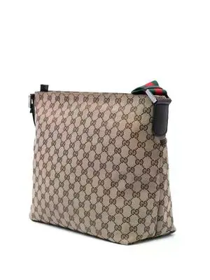 Gucci Gg Canvas Web Crossbody Bag