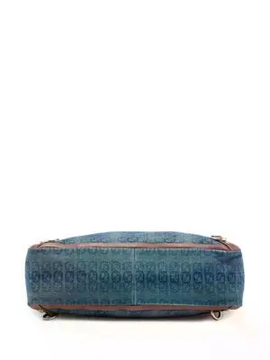 Gucci 2000-2015 Denim Interlocking G Abbey D Ring Tote Bag