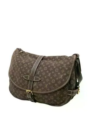 LOUIS VUITTON Monogram Mini Lin Saumur 30 Crossbody Bag
