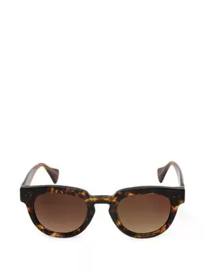 VIVIENNE WESTWOOD Tortoiseshell-effect Round-frame Sunglasses - Brown