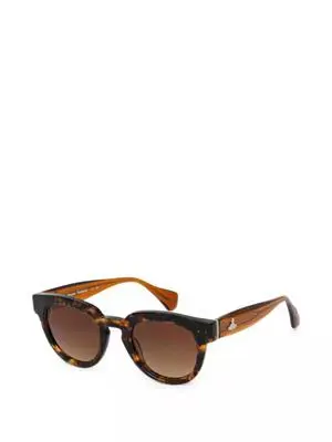 VIVIENNE WESTWOOD Tortoiseshell-effect Round-frame Sunglasses