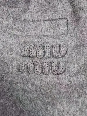 Miu Miu 2010s Straight-leg Trousers - Grey