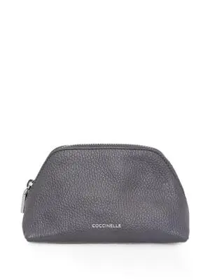 COCCINELLE Logo-print Leather Make-up Bags