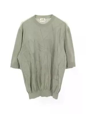 Hermès 2010s Selles En Fragments Sweater - Grey