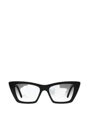 Saint Laurent Acetate Cat Eye Glasses - Black