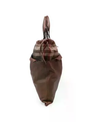 Burberry Big Crush Leather Tote Bag