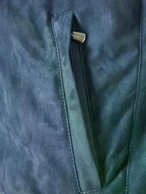 MANDELLI High-neck Suede Jacket