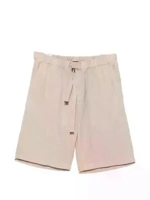 MYTHS Belted Elasticated Shorts