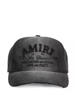 Amiri Arts District Logo-embroidered Cotton Baseball Cap