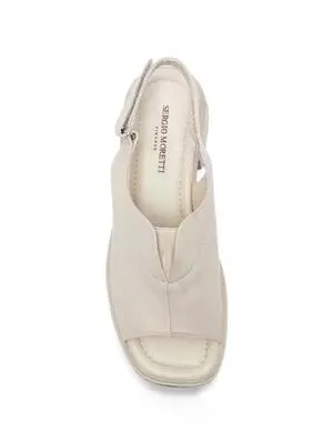 SERGIO MORETTI FIRENZE Touch-strap Slingback Sandals