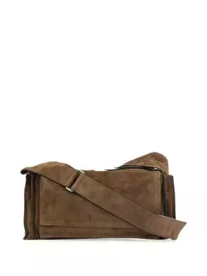 Miu Miu Utilitaire Suede Shoulder Bag